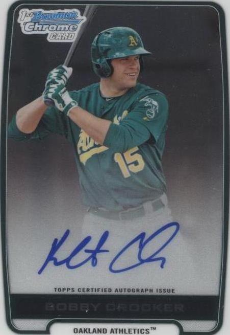 2012 Bowman Chrome - Prospects Autographs Bobby Crocker #BCA-BC (AU, RC ...