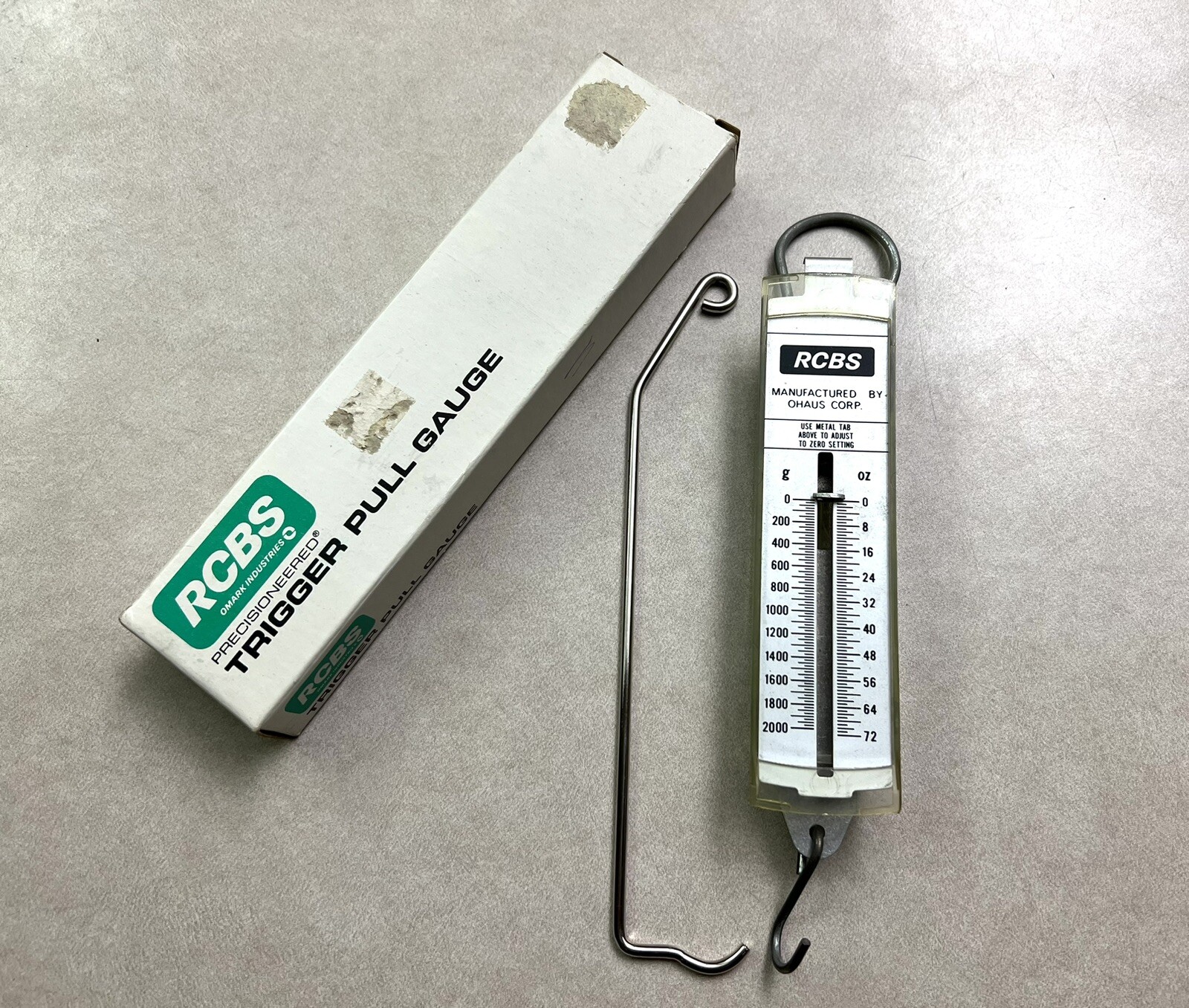 RCBS Precision Trigger Pull Gauge, 0-72 oz., #09450, Made In USA | eBay