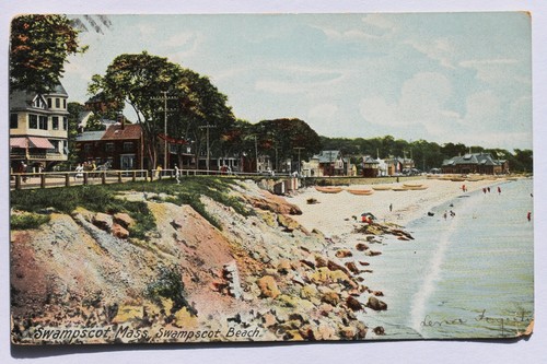 Old UDB postcard SWAMPSCOTT BEACH, SWAMPSCOTT, MA 1907 | eBay