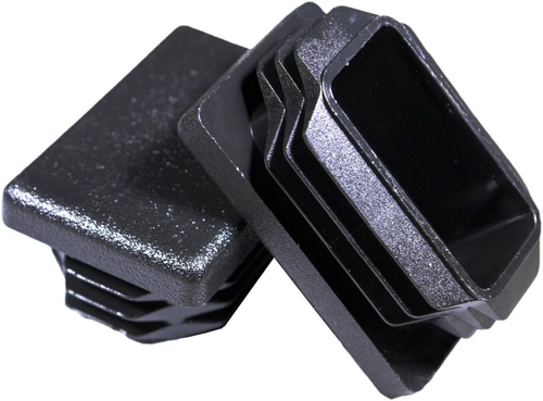 20-Pack 1"x1.5" Black Plastic Rectangle Plug for Metal Tubing | eBay