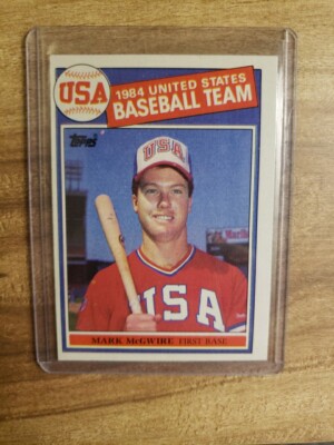 1985 Topps. #401 Mark McGwire -Rookie- Rare Error Card. See Pic's! NM ...