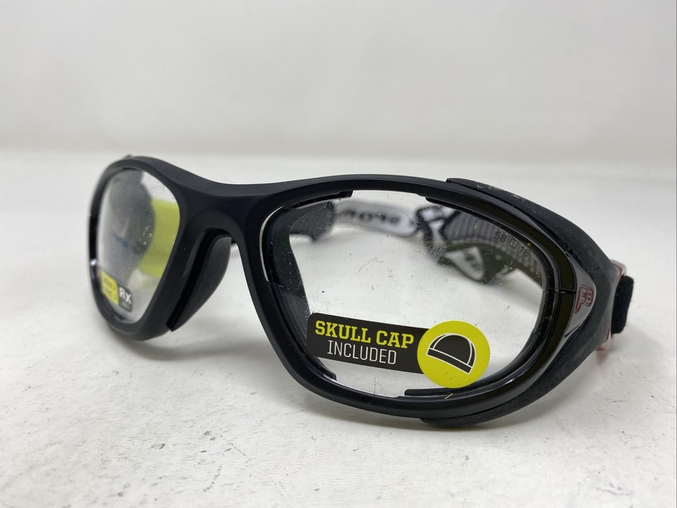 LIBERTY SPORT REC SPECS HELMET SPEX BLACK AND 58-18 GOGGLES W/ STRAP F8 ...