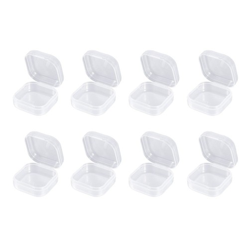 24 Pcs Small Plastic Box Mini Rectangular Storage Containers ...