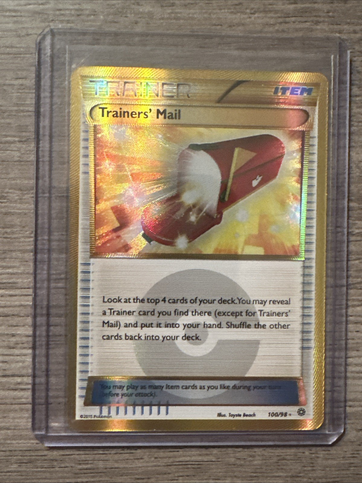 Pokémon TCG Trainer's Mail 100/98 Secret Rare Holo Card Ancient Origins | eBay