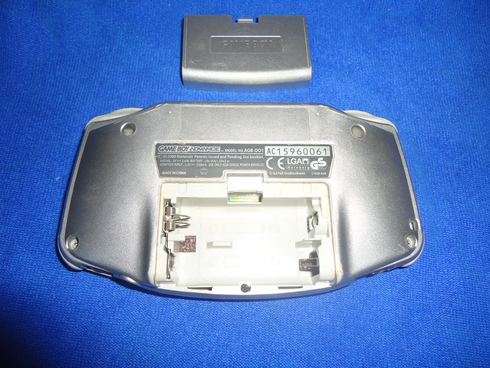 Nintendo Game Boy Advance Platinum Handheld System Games Console | eBay UK