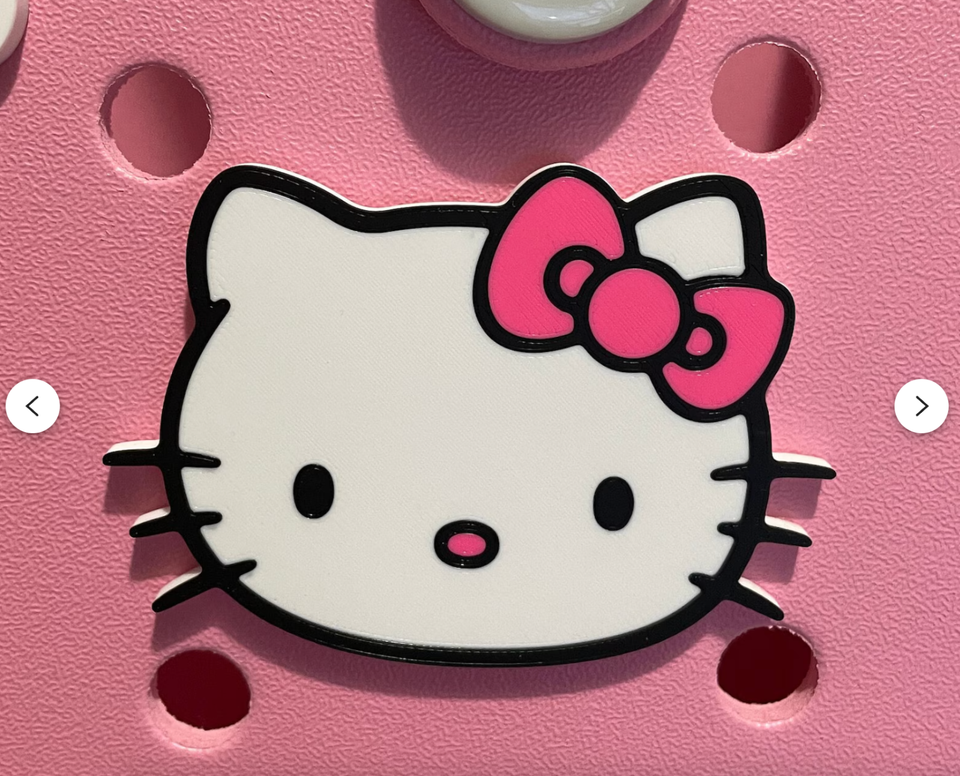 Hello Kitty Bogg Bag Charm-Hello Kitty Bogg Bag Bit-3D Printed Bogg ...