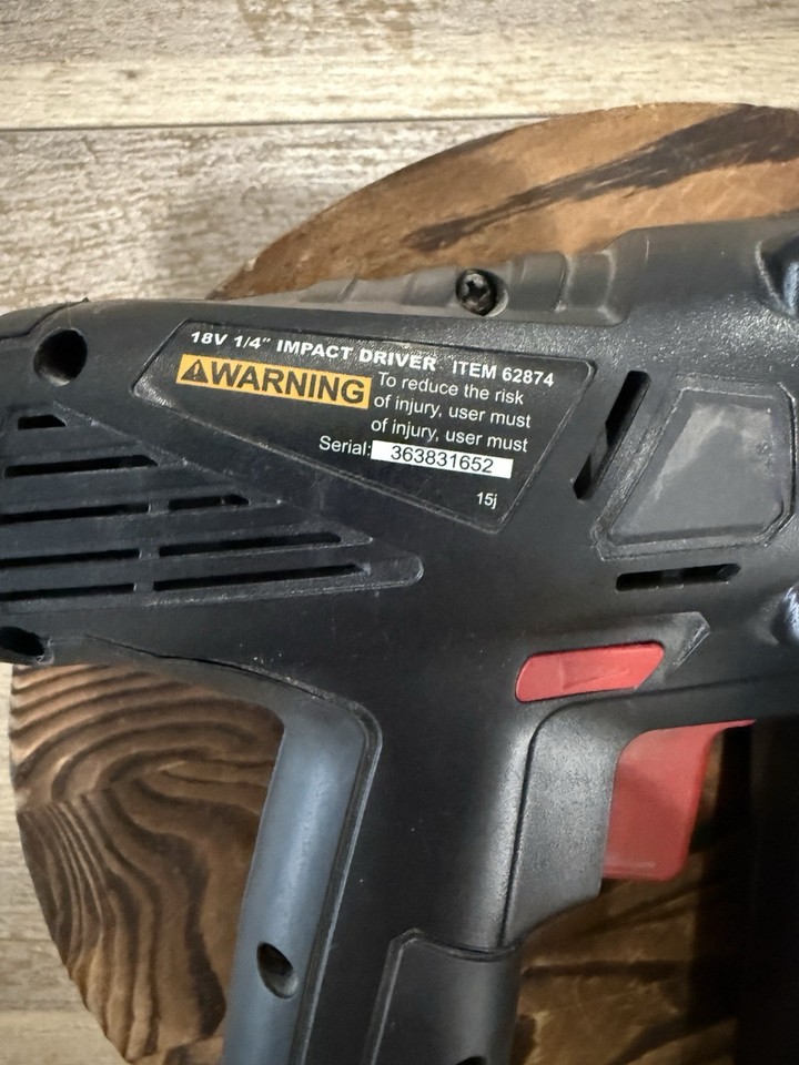 Drill Master Cordless Drill 18V 1/4" - Drill (62874) & Battery (62873 ...