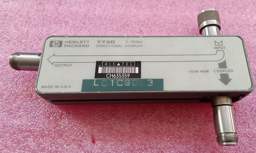 773D Coaxial Directional Coupler 2 -18 GHz HP Agilent HP773D Option 001 ...