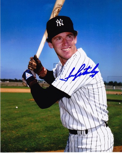FRED STANLEY NEW YORK YANKEES ACTION SIGNED 8x10 | eBay