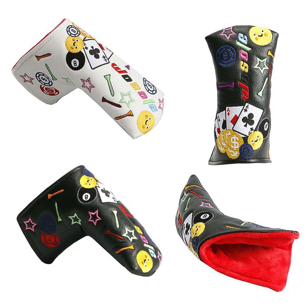PU Leather Golf Putter Cover Magnetic Closure Golf Putter Headcover ...