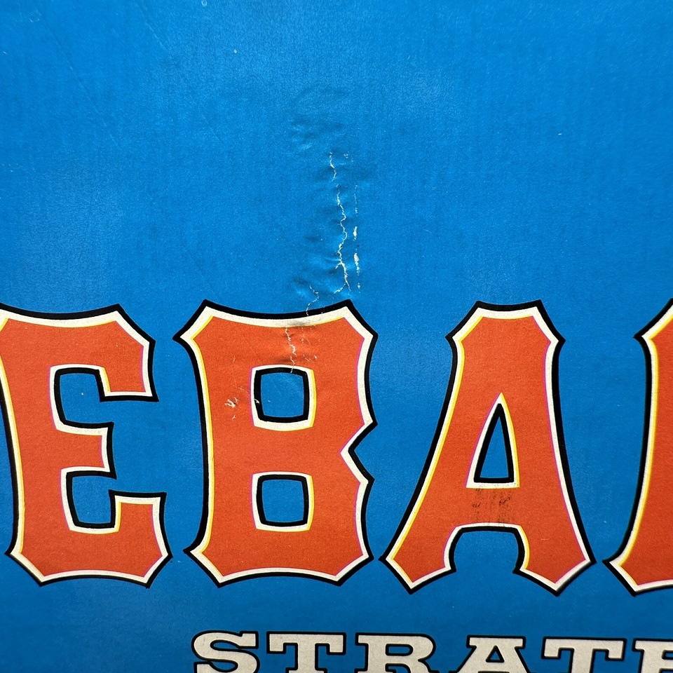 Baseball Strategy Board Game Avalon Hill 1973 Fantasy Baseball Vintage ...