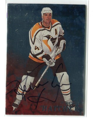 1998-99 ITG Be A Player BAP Signature Series Auto Kevin Hatcher ...