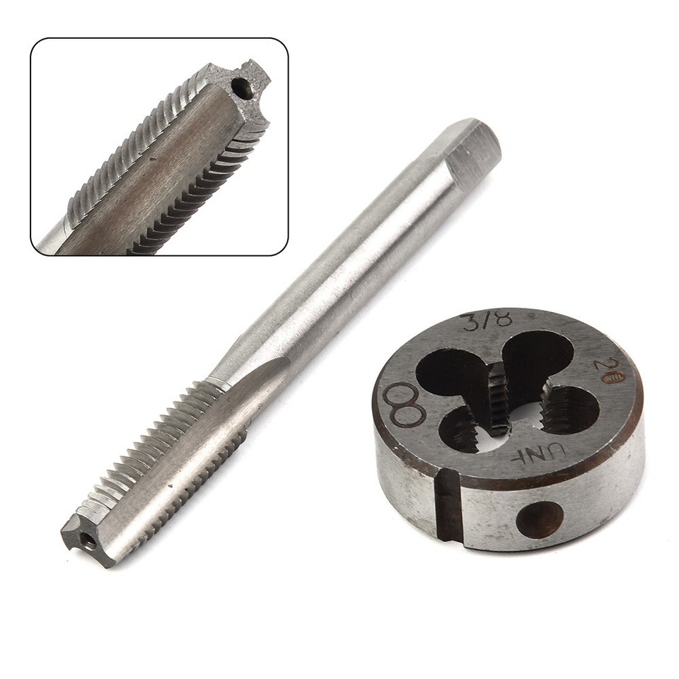 Tap And Die Hand Tools Taps & Dies 3/8\"-20 Right Hand Straight ...