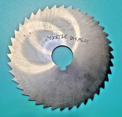 5" HSS Malco 40 tooth saw blade w/ 1" bore | eBay
