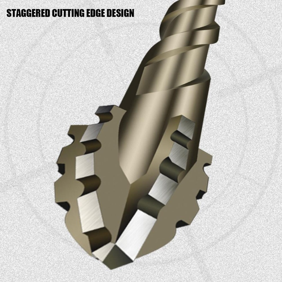 +New FourFlute Sawtooth Eccentric Drill Bit Cozy Hoome Drill Bits 416mm ...