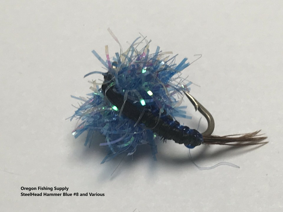 Steelhead Hammer Blue #8, 6 fly. FREE shipping on All Additional items ...
