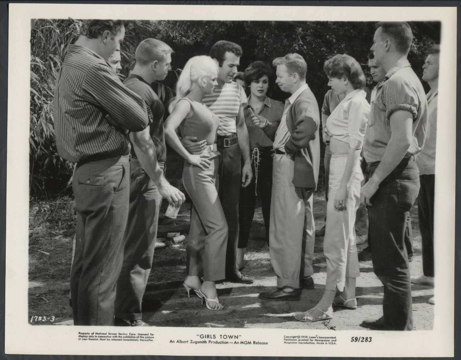@Col Girls Town ’59 NORMAN GRABOWSKI MAMIE VAN DOREN DICK CONTINO MEL ...