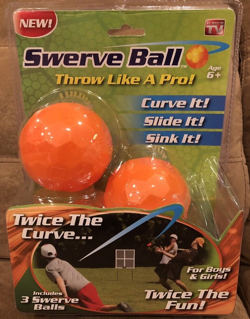 Swerve Ball Set of 3 Trick Baseball Throw Like a Pro Kids 6 as Seen on ...