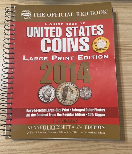 Official Red Book: A Guide Book of United States Coins 2014 Large Print ...