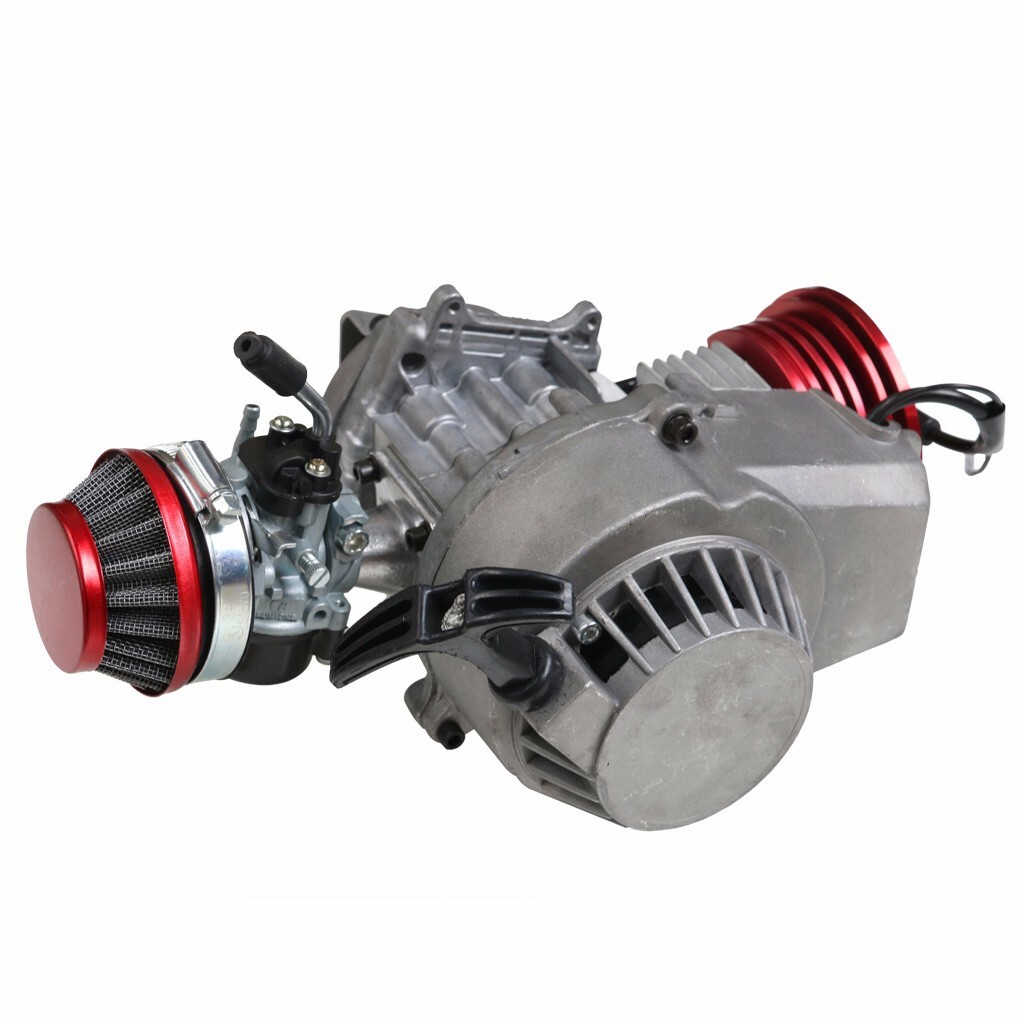 Big Bore Racing 50cc 49cc Engine Motor + Gearbox for 2 Stroke Go Kart ...
