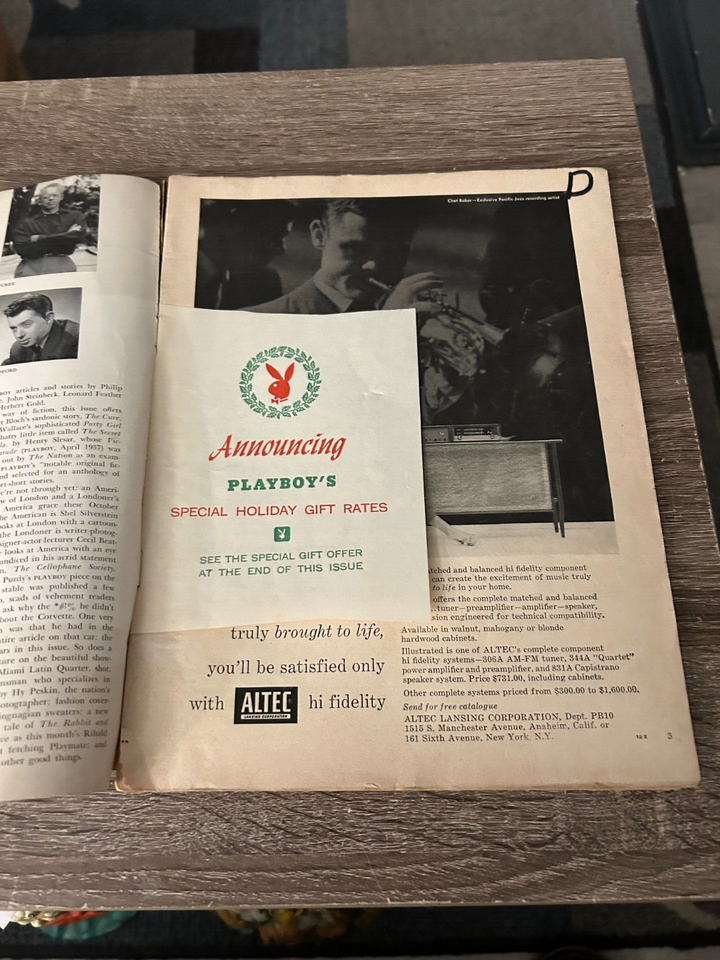 VINTAGE Playboy Magazine October 1957 Colleen Farrington GOOD | eBay