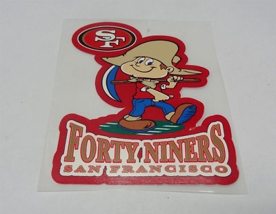 NFL San Francisco 49ers Decal Window Static-Cling Sticker Car or Truck ...