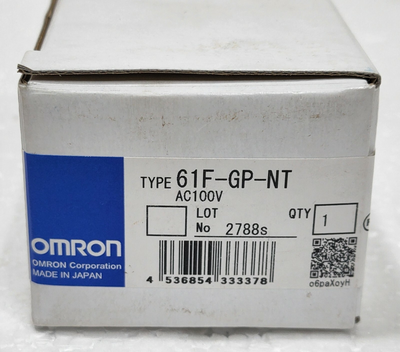 OMRON 61F-GP-N-NT-ND-NL 11- pin FLOATLESS LEVEL SWITCH 61F-GP-NT 100VAC ...