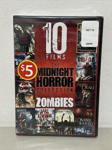 10-Film Midnight Horror Collection Zombies DVD Night of the Living Dead ...