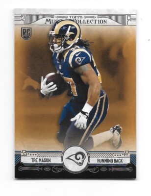 2014 Topps Museum Collection Football TRE MASON RC Copper -ST. LOUIS ...