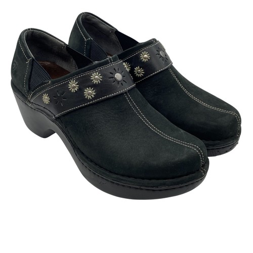 Ariat Western Clogs size 9.5B black Comfort shoes Slip on Cowgirl Boho ...