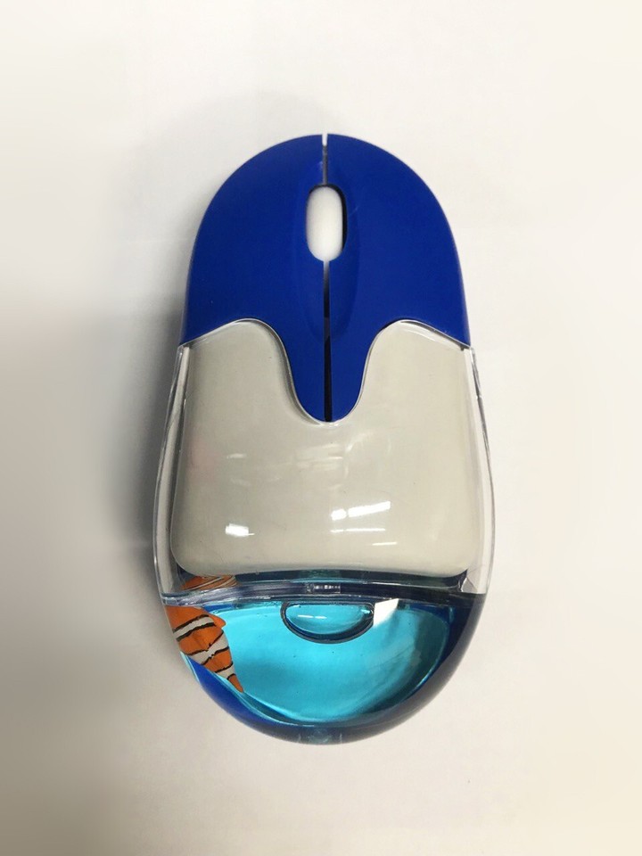 Frutiger Aero Y2K Aqua Mouse, Clownfish Design, Dark Blue | eBay