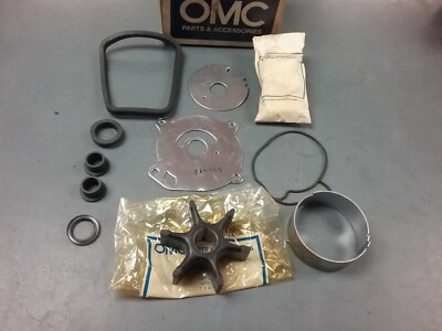 Chrome water pump kit for an Evinrude or Johnson outboard motor 388283 ...