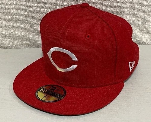 Hiroshima Toyo Carp New Era 59FIFTY Cap Scarlet 7 5/8 Used Baseball Cap ...