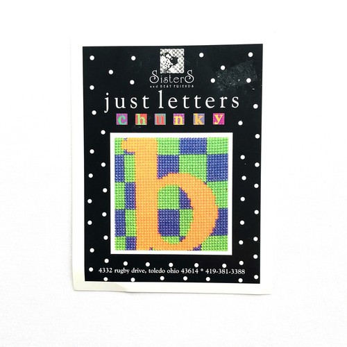 Just Letters B Letter Initial Monogram Cross Stitch Pattern Chart ...