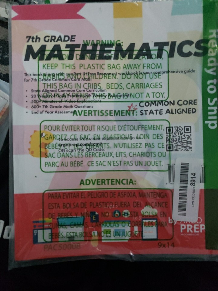 7th Grade Common Core Math : Daily Practice Workbook - Part I: Multiple ...