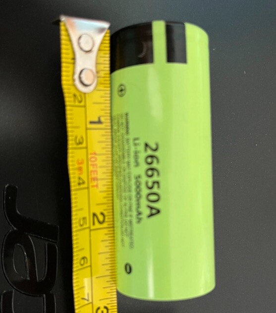 2pack 26650 Batteries 3.7V Rechargeable 5000mAH Battery Flat Top | eBay UK