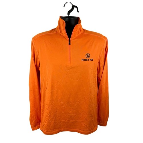 Bogner Fire + Ice Orange Pascal Baselayer Top Pullover Performance Ski ...