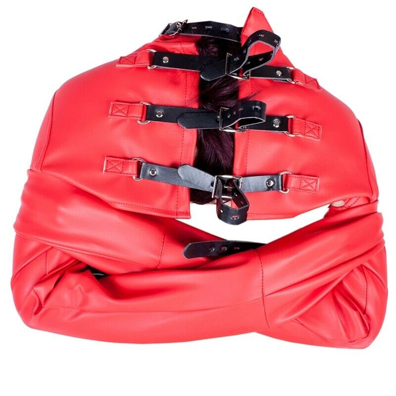 Restraint PU Leather Straitjacket Top Women Jacket Body Binder Harness ...