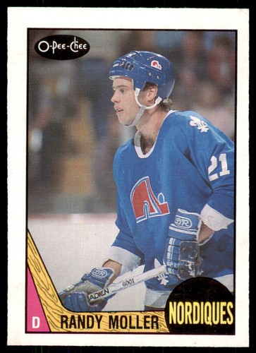 1987-88 O-Pee-Chee hockey Randy Moller . Quebec Nordiques #251 | eBay