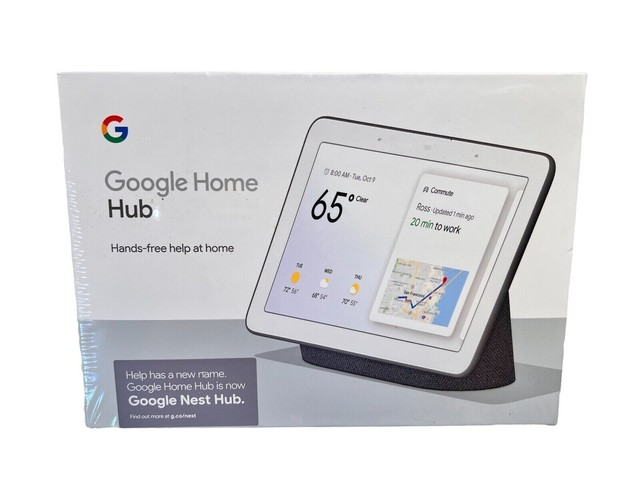Google Nest Hub 1st Gen GA00515-US - Charcoal for sale online | eBay