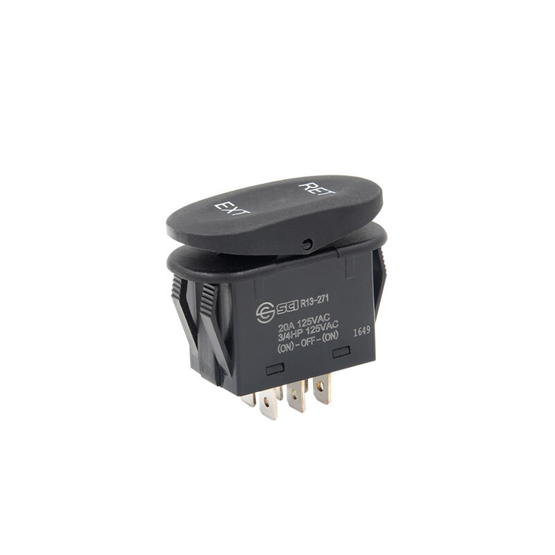 1pc 6Pins 3 positions Rocker Switch SCI R13-271 20A/125VAC | eBay