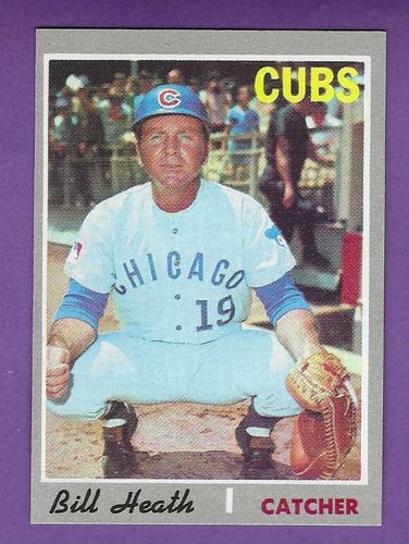 1970 Topps - #541 Bill Heath - Chicago Cubs - NrMt+ | eBay