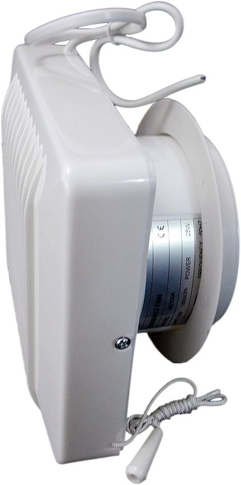Airtech Bathroom, Kitchen Extractor Exhaust Fan Pull Cord 100mm 4", HC ...