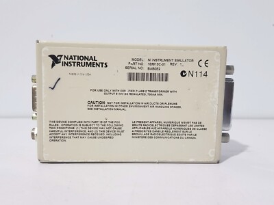 NATIONAL INSTRUMENTS 183913C-01 NI INSTRUMENT SIMULATOR REV.1 | eBay UK