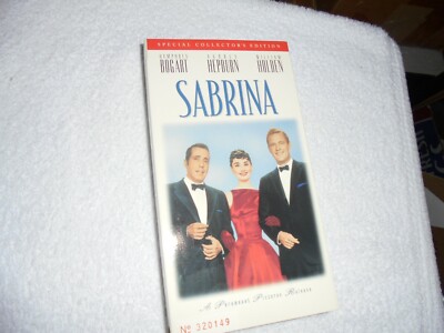 Sabrina (VHS, 1996) 1954 Classic Billy Wilder Romance Bogart Hepburn ...