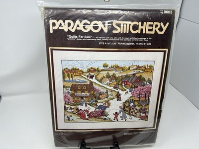 Paragon Stitchery Crewel Kit 1981 Quilts for Sale Frame Sz 16"X 20 ...