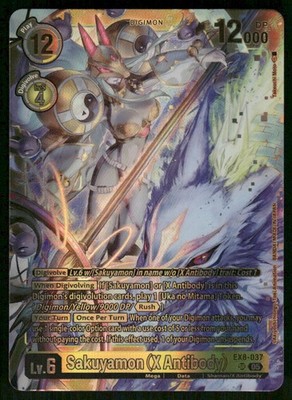 Sakuyamon (X Antibody) (Alternate Art) Super Rare Starter Deck 22 ...
