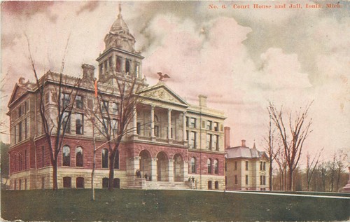 1908 Court House and Jail, Ionia, Michigan Postcard | eBay