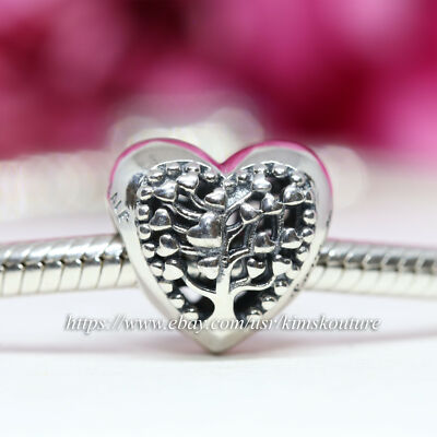 Authentic Flourishing Hearts 797058 Sterling Silver Charm | eBay