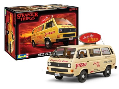 Revell 1/25 Stranger Things Argyle's Surfer VW T3 Pizz Van Model Kit ...